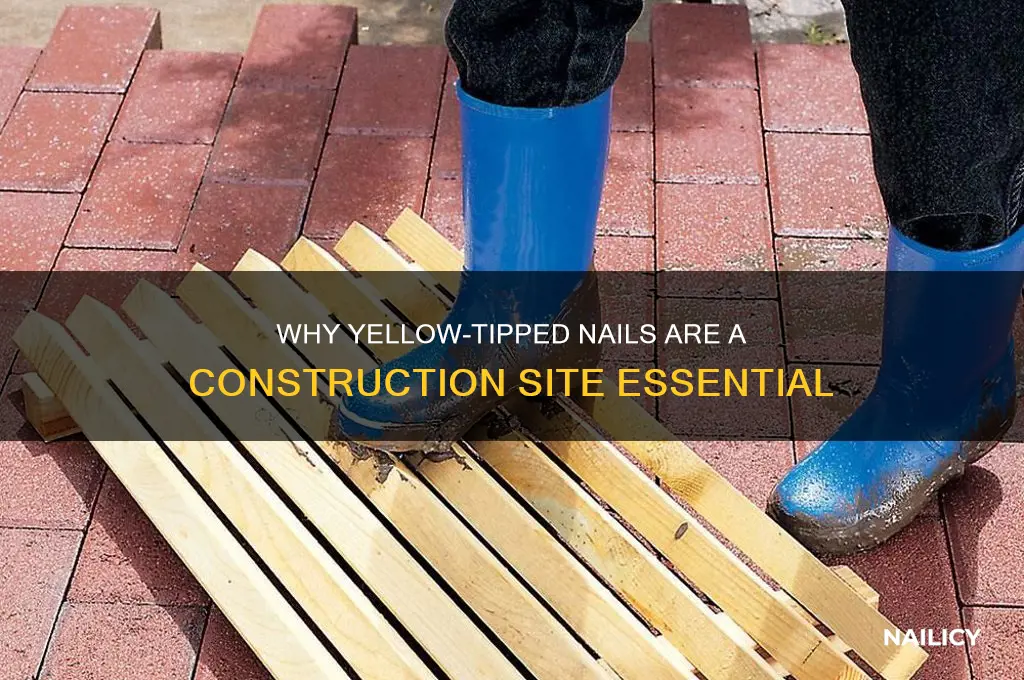 Why Yellow-Tipped Nails Are A Construction Site Essential | Nailicy