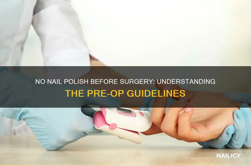 No Nail Polish Before Surgery: Understanding The Pre-Op Guidelines ...