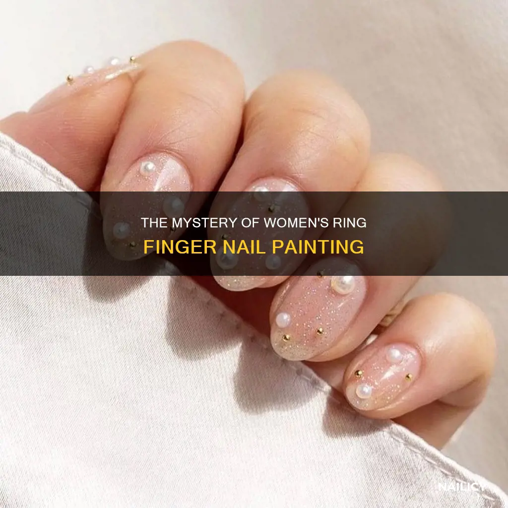The Mystery Of Women's Ring Finger Nail Painting | Nailicy