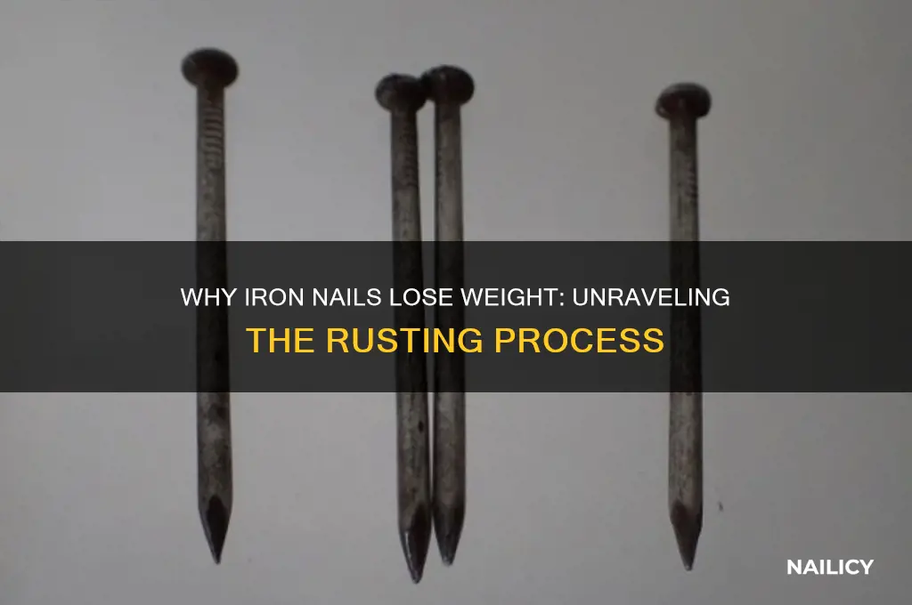 Why Iron Nails Lose Weight: Unraveling The Rusting Process | Nailicy