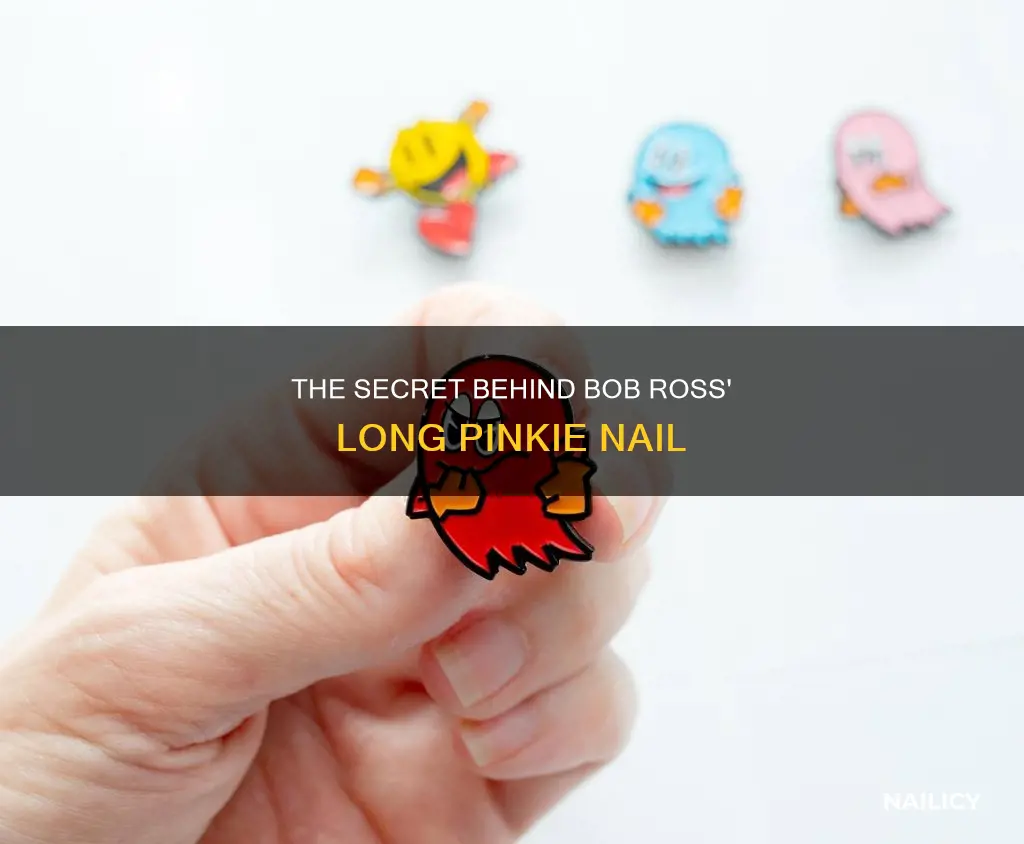 The Secret Behind Bob Ross' Long Pinkie Nail | Nailicy