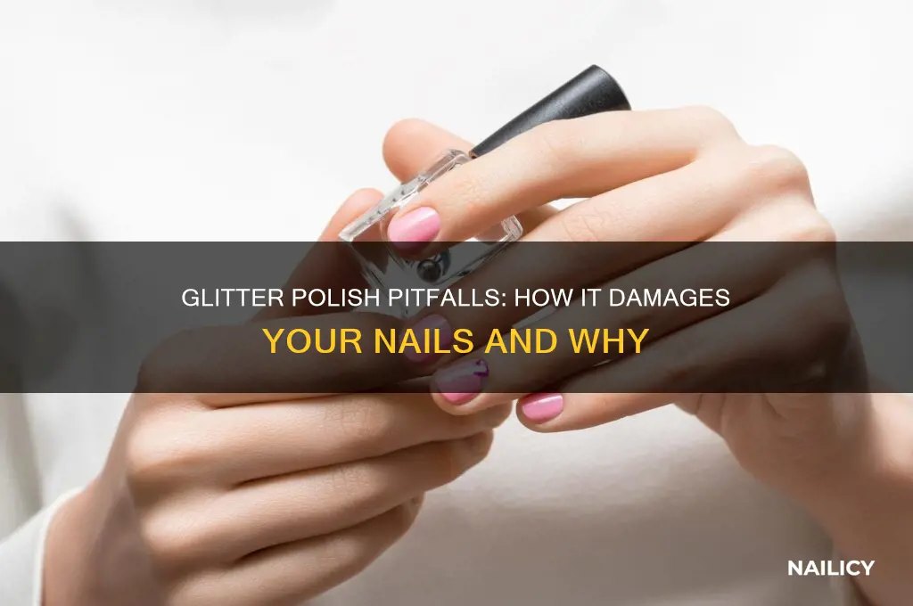 Glitter Polish Pitfalls: How It Damages Your Nails And Why | Nailicy