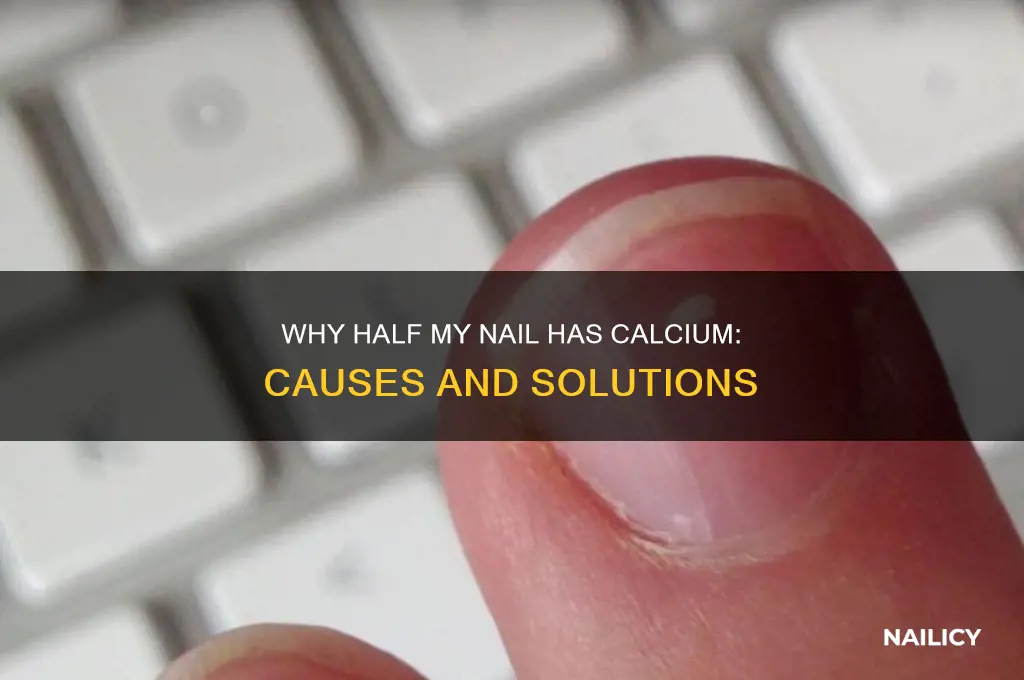 Why Half My Nail Has Calcium: Causes And Solutions | Nailicy