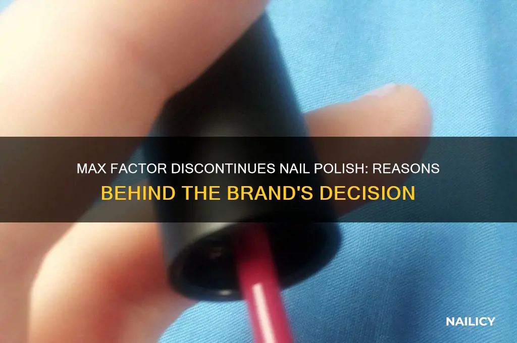 Max Factor Discontinues Nail Polish: Reasons Behind The Brand's ...