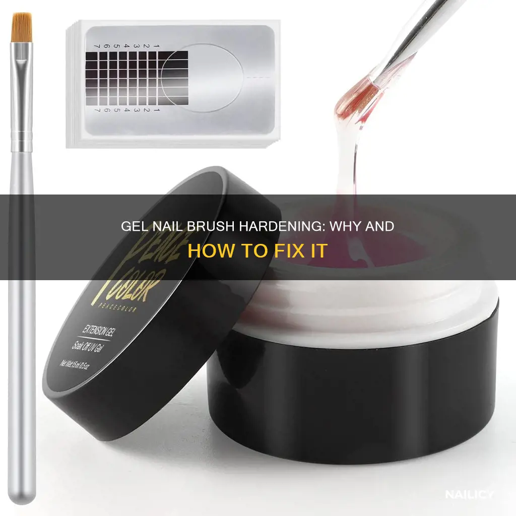 Gel Nail Brush Hardening: Why And How To Fix It | Nailicy