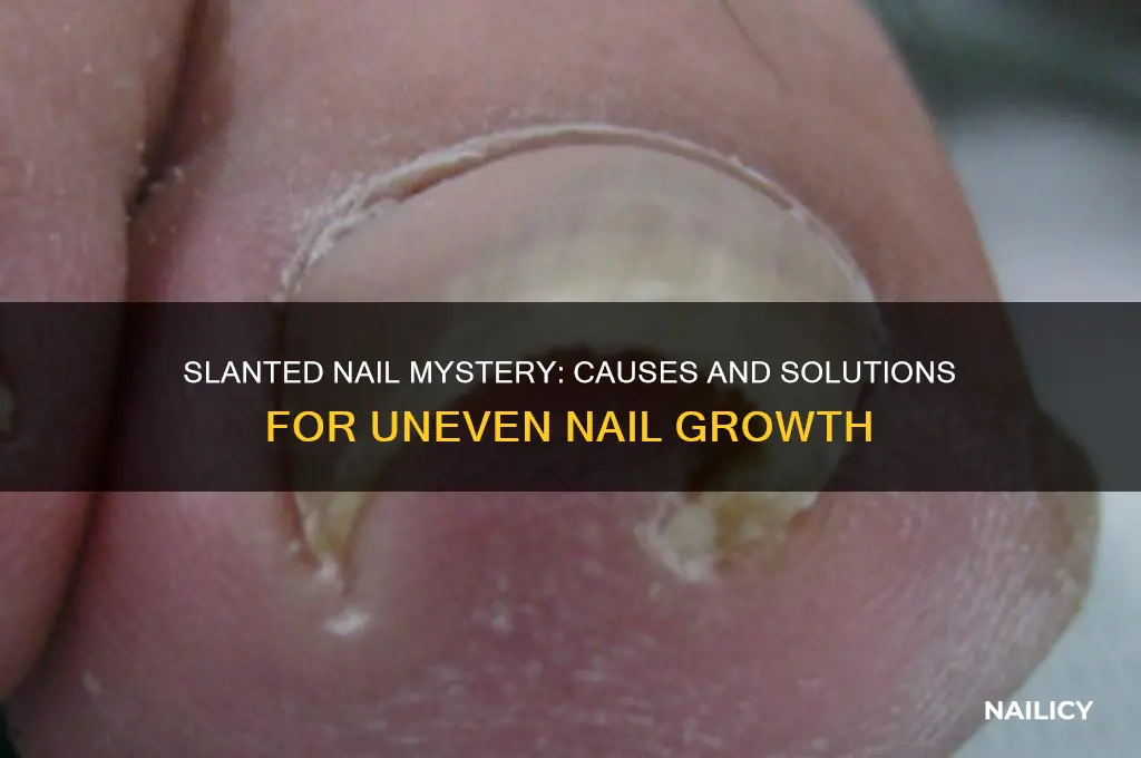 Slanted Nail Mystery: Causes And Solutions For Uneven Nail Growth | Nailicy