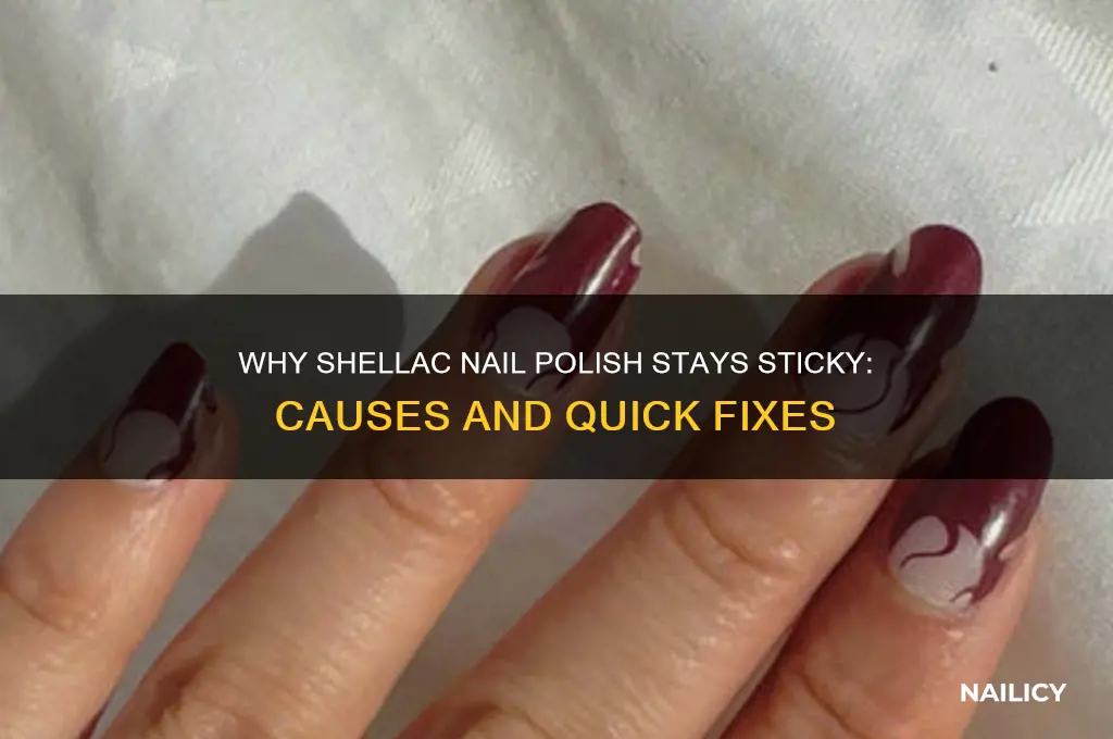 Why Shellac Nail Polish Stays Sticky: Causes And Quick Fixes | Nailicy