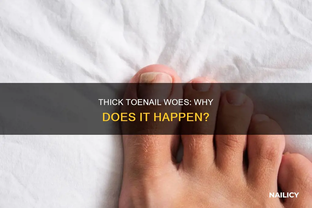 Thick Toenail Woes: Why Does It Happen? | Nailicy