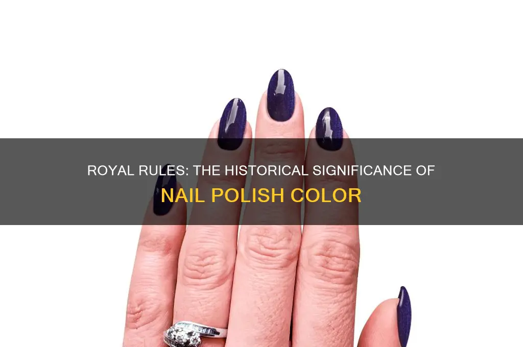 Royal Rules: The Historical Significance Of Nail Polish Color | Nailicy