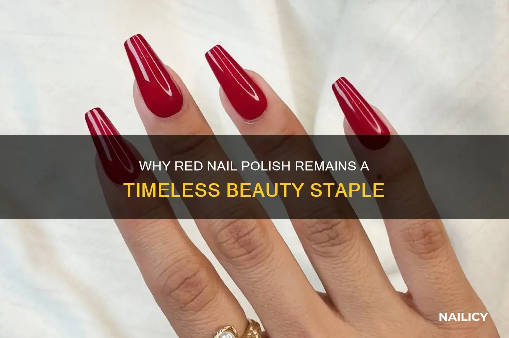 Why Red Nail Polish Remains A Timeless Beauty Staple | Nailicy