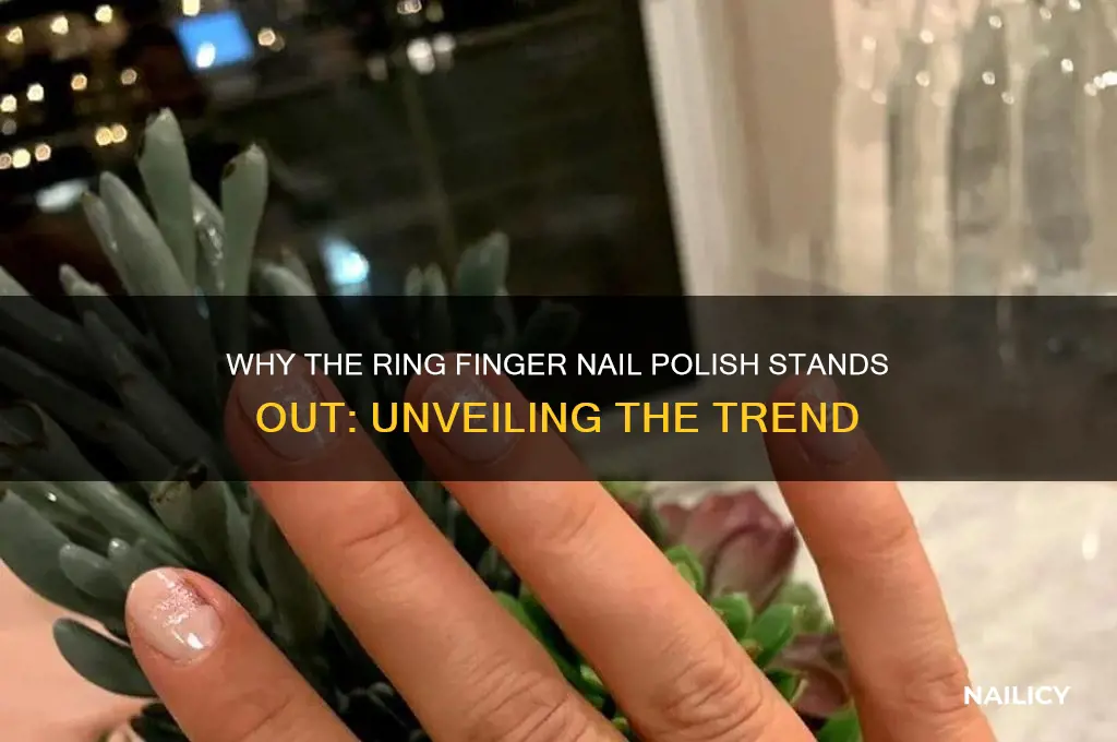 Why The Ring Finger Nail Polish Stands Out: Unveiling The Trend | Nailicy