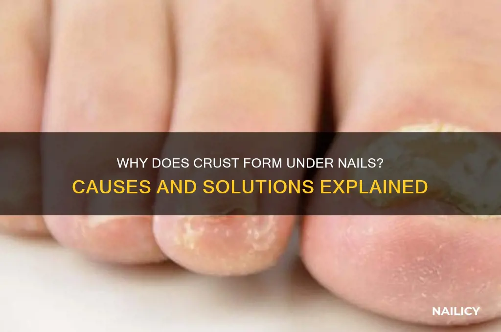 Why Does Crust Form Under Nails? Causes And Solutions Explained | Nailicy
