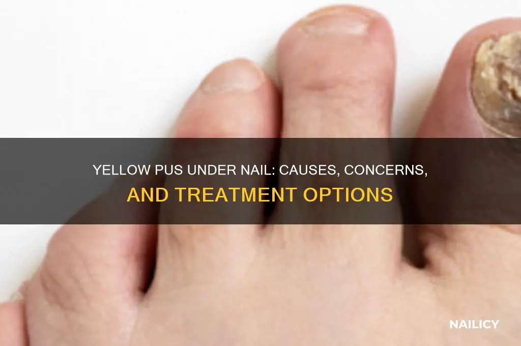 Yellow Pus Under Nail: Causes, Concerns, And Treatment Options | Nailicy