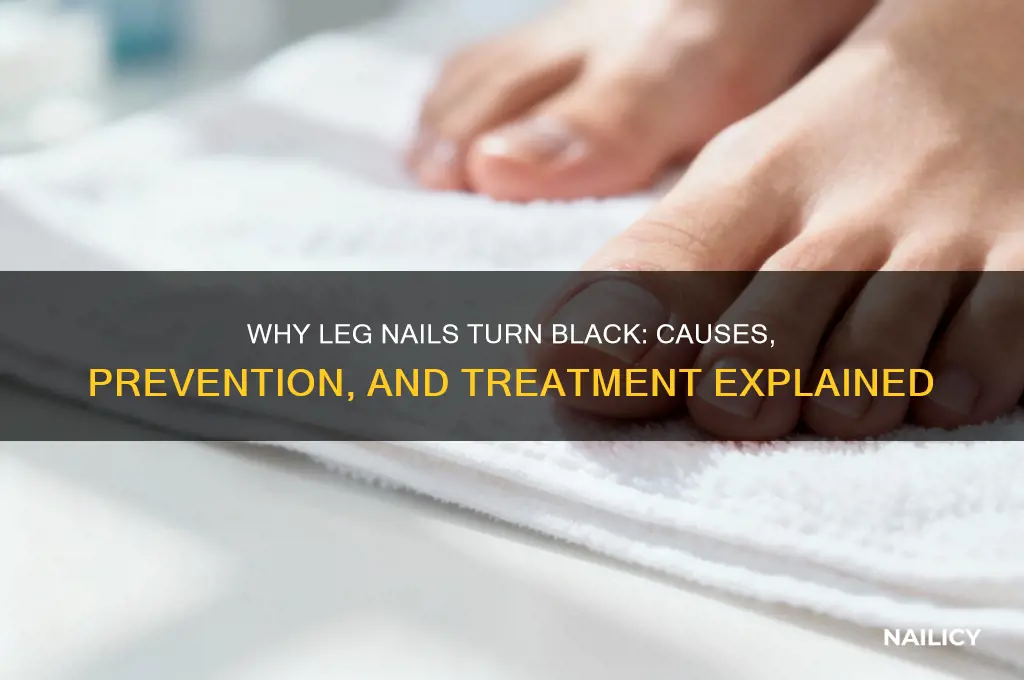 Why Leg Nails Turn Black: Causes, Prevention, And Treatment Explained ...