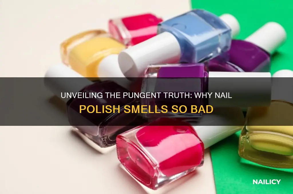Unveiling The Pungent Truth: Why Nail Polish Smells So Bad | Nailicy