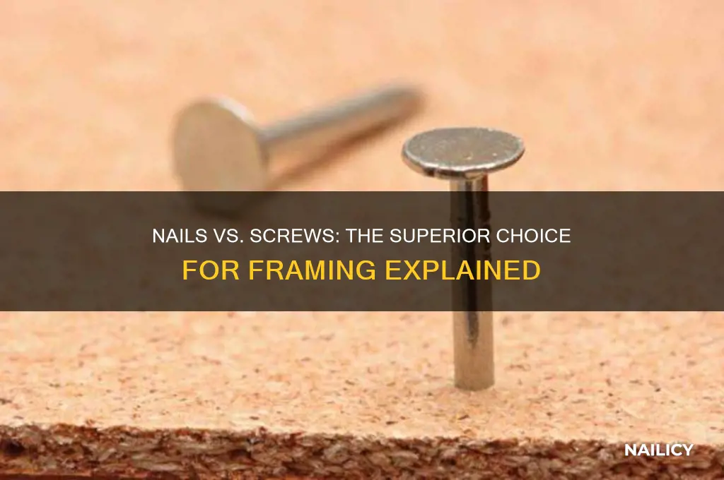 Nails Vs. Screws: The Superior Choice For Framing Explained | Nailicy