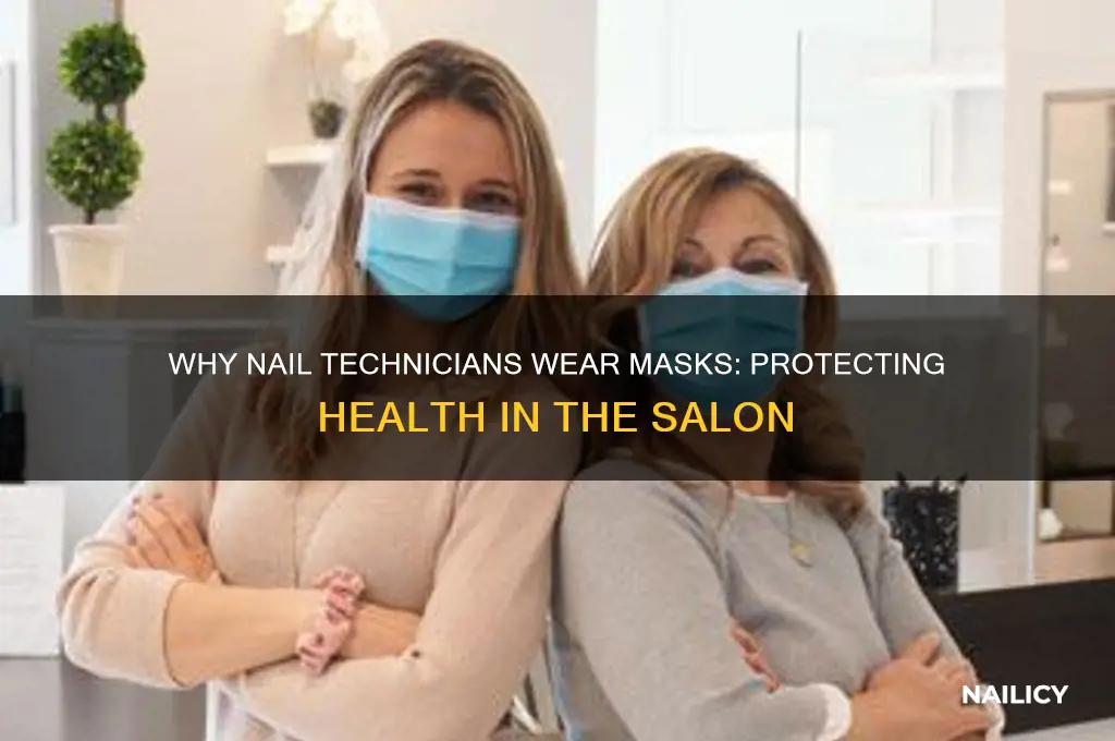 Why Nail Technicians Wear Masks: Protecting Health In The Salon | Nailicy