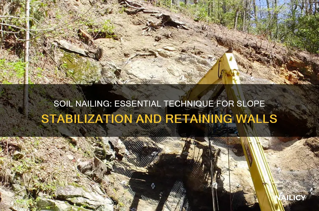 Soil Nailing: Essential Technique For Slope Stabilization And Retaining ...