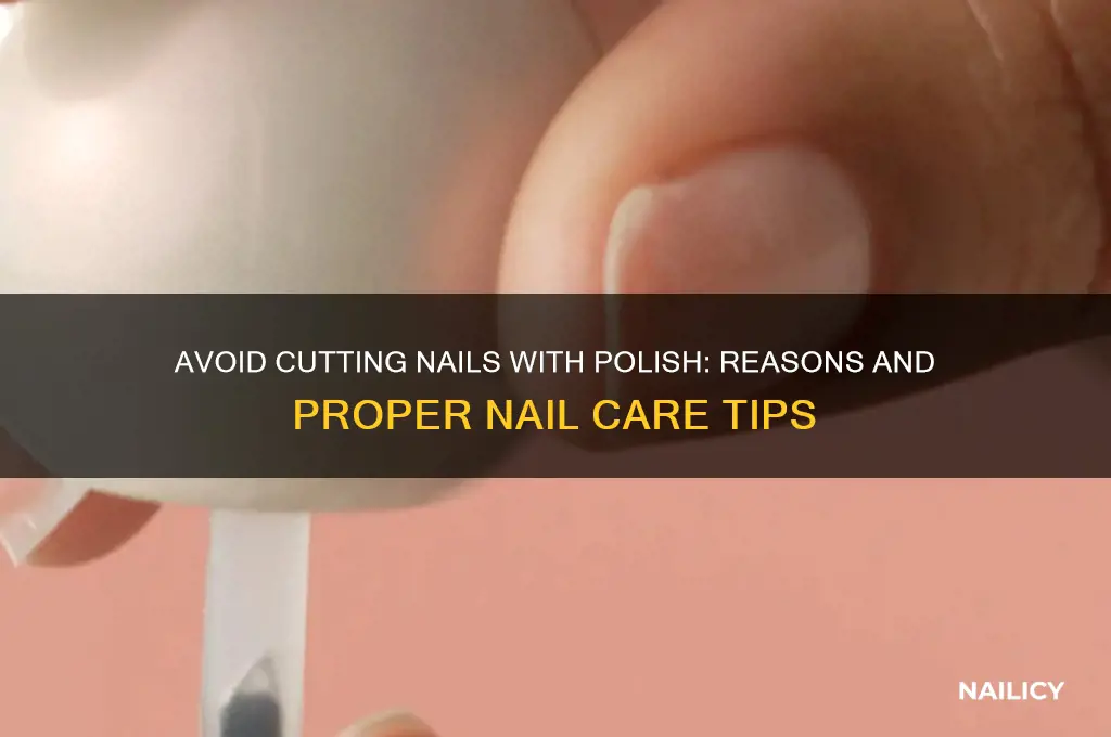 Avoid Cutting Nails With Polish: Reasons And Proper Nail Care Tips ...