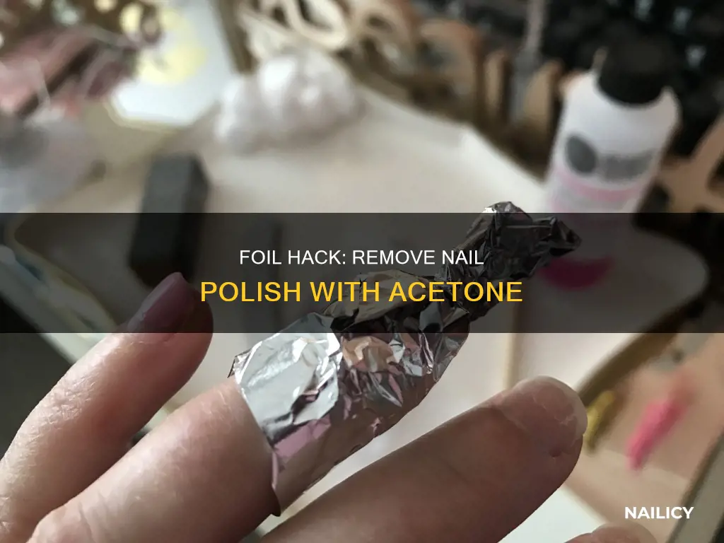Foil Hack: Remove Nail Polish With Acetone | Nailicy