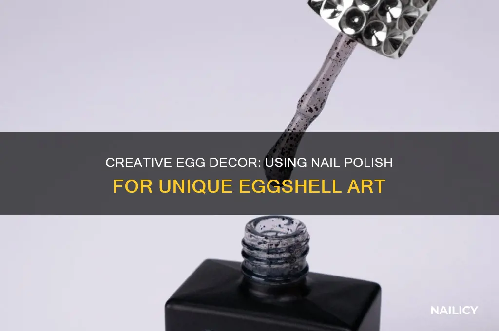 Creative Egg Decor: Using Nail Polish For Unique Eggshell Art | Nailicy