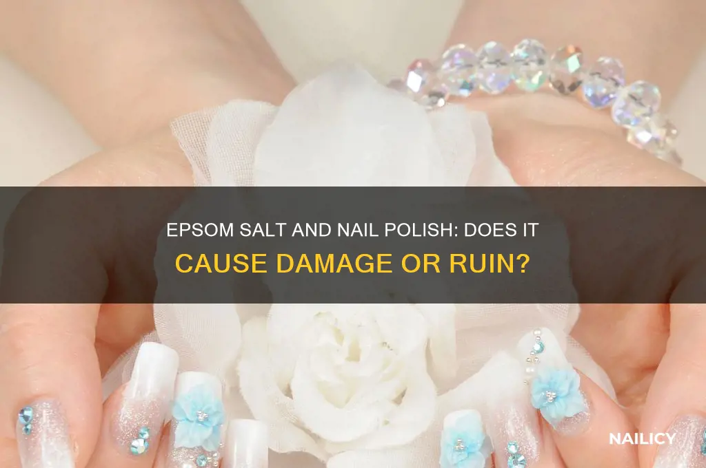 Epsom Salt And Nail Polish: Does It Cause Damage Or Ruin? | Nailicy