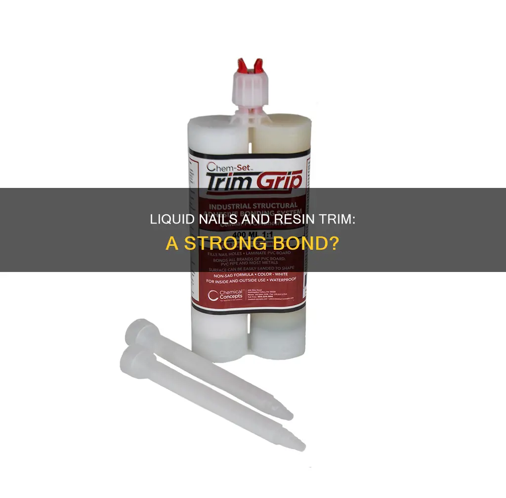 Liquid Nails And Resin Trim: A Strong Bond? | Nailicy