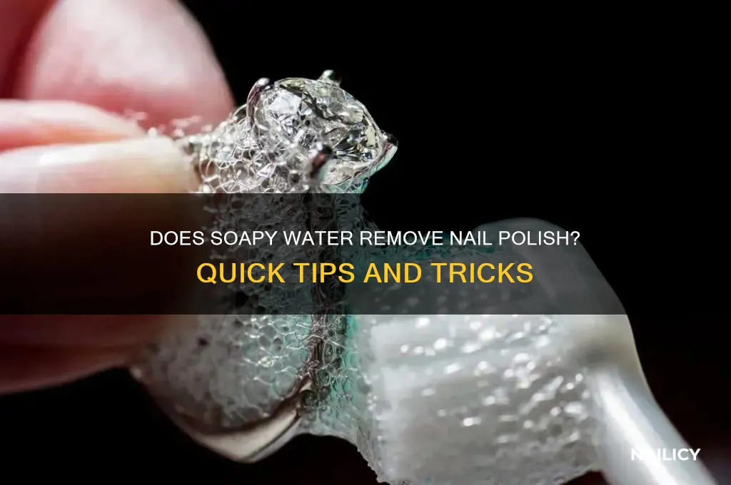 Does Soapy Water Remove Nail Polish? Quick Tips And Tricks | Nailicy