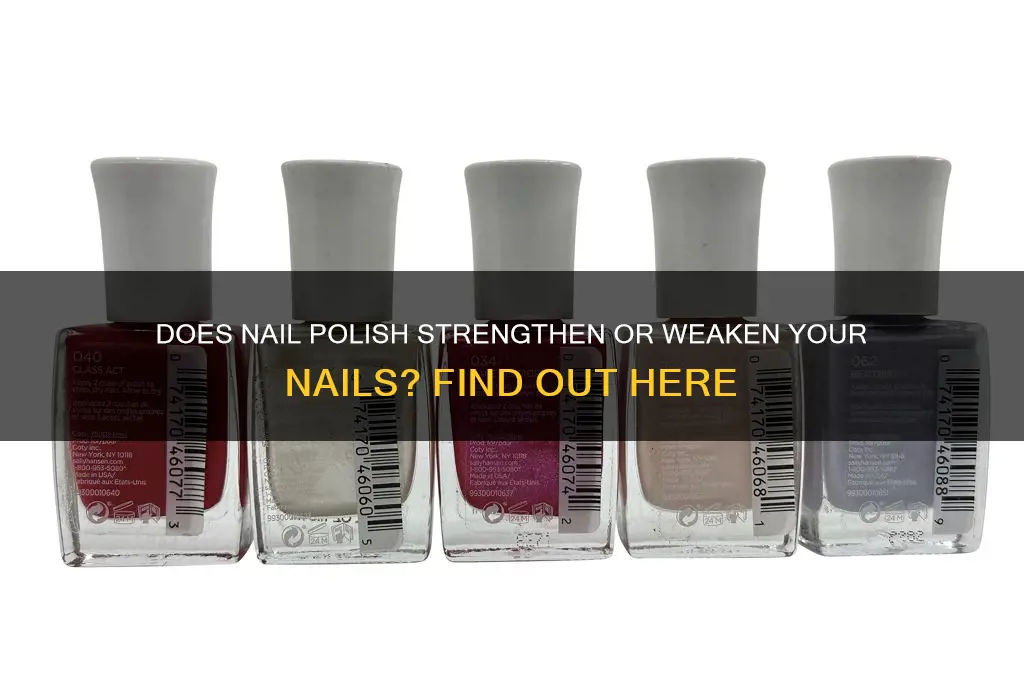 Does Nail Polish Strengthen Or Weaken Your Nails? Find Out Here | Nailicy