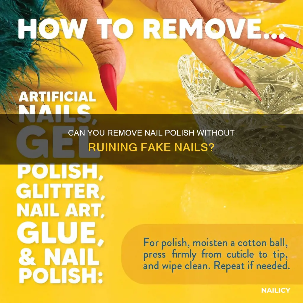 Can You Remove Nail Polish Without Ruining Fake Nails? | Nailicy