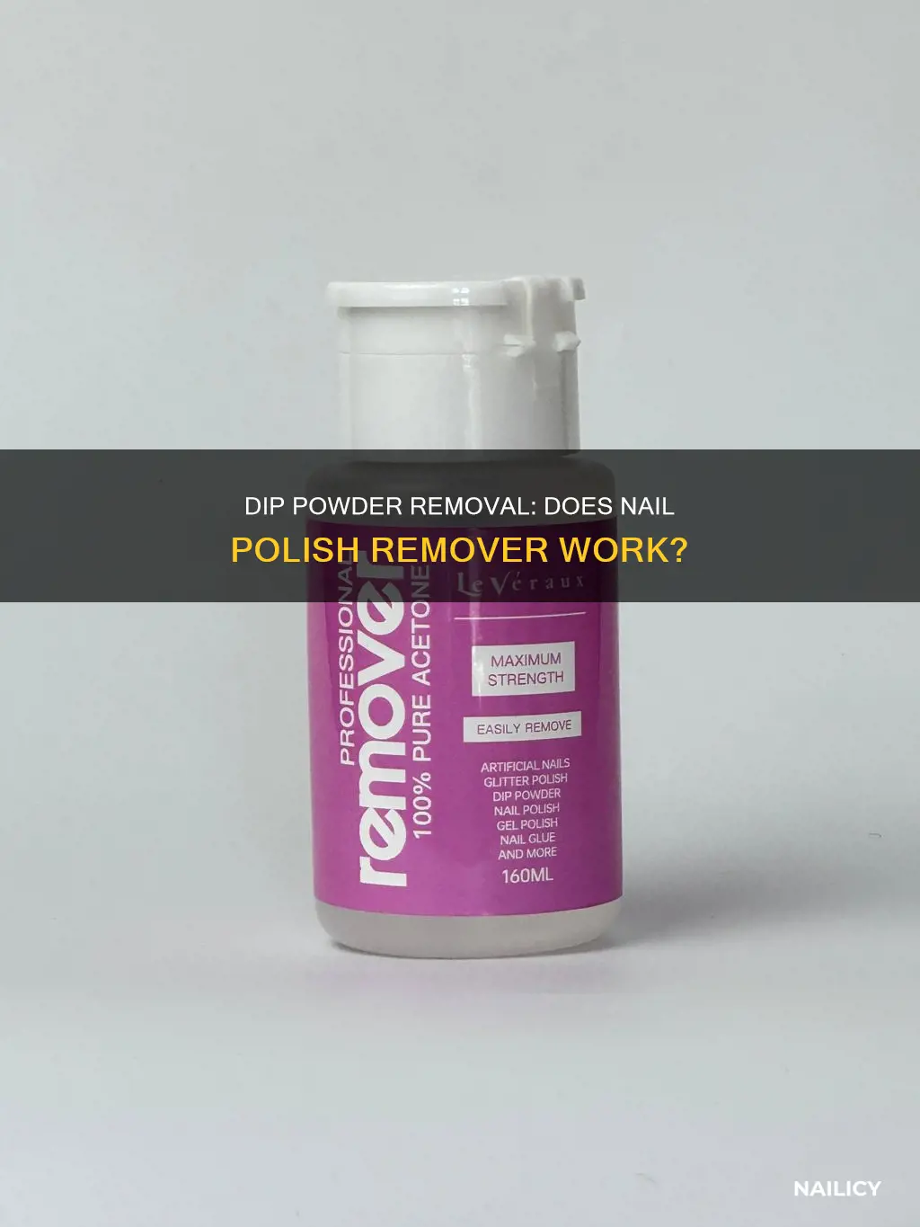 Dip Powder Removal: Does Nail Polish Remover Work? | Nailicy