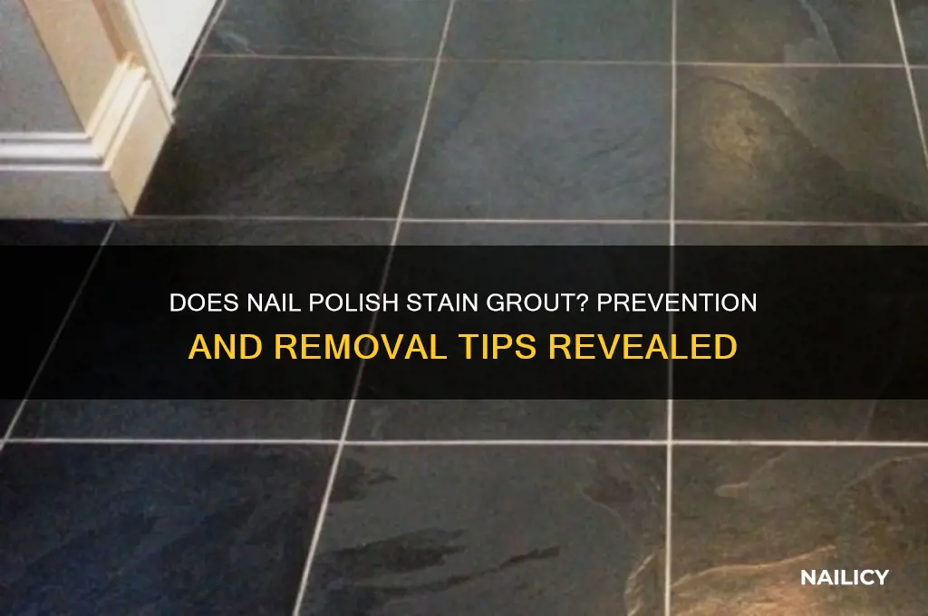 Does Nail Polish Stain Grout? Prevention And Removal Tips Revealed ...