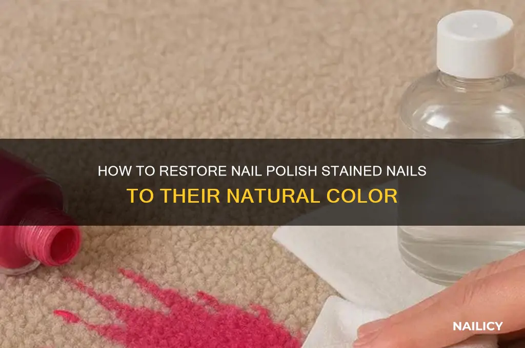 How To Restore Nail Polish Stained Nails To Their Natural Color | Nailicy