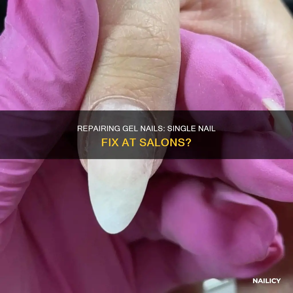 Repairing Gel Nails: Single Nail Fix At Salons? | Nailicy